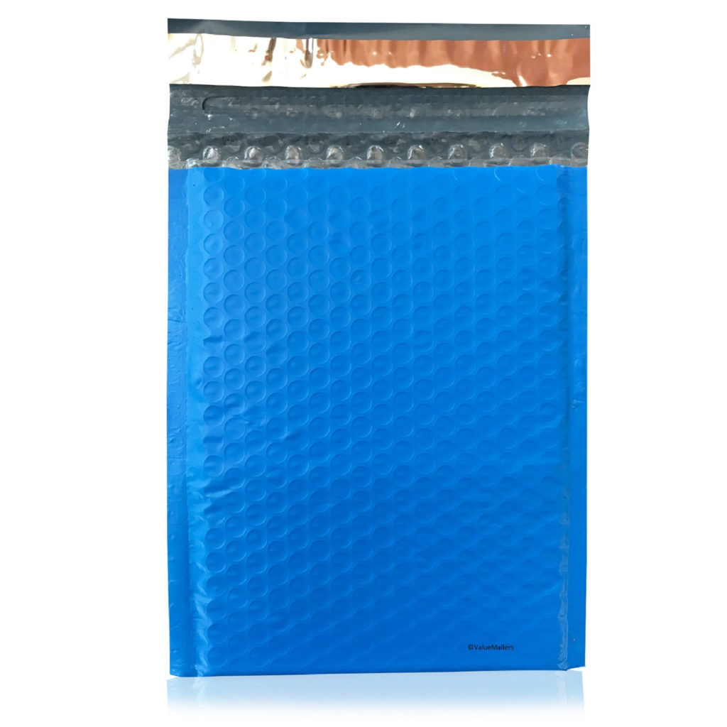 Blue (6.5"x9.25") Colored Poly Bubble Mailers & Envelopes Buy Online In ...